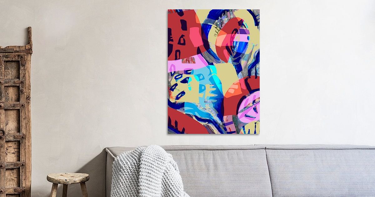 De natuur is sterk van ART Eva Maria op canvas, behang en meer